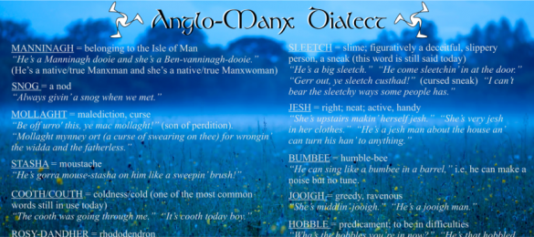 Anglo-Manx Dialect - As Manx as the Hills